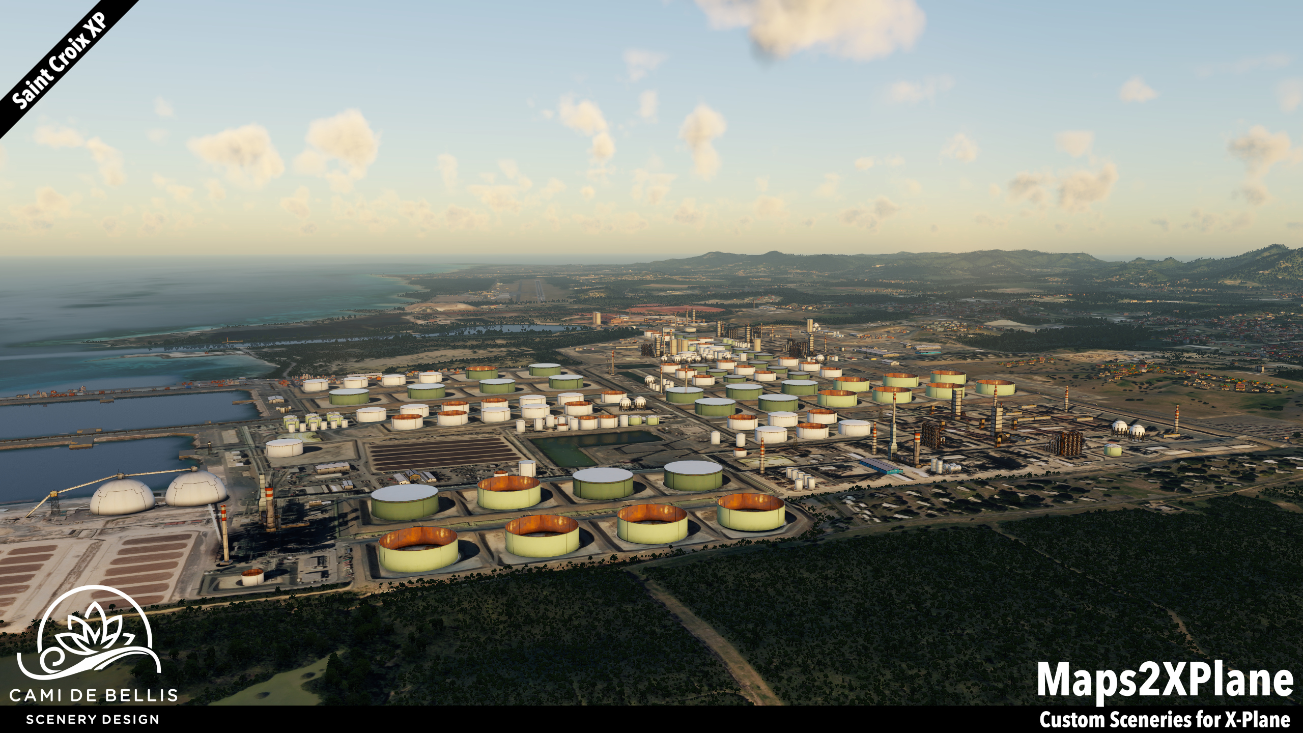 Update of Saint Croix XP – Maps2XPlane