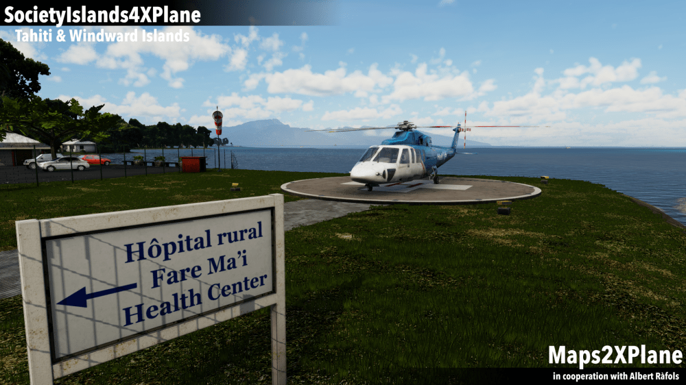 Tahiti & Windward Islands XP – The Heliports – Maps2XPlane
